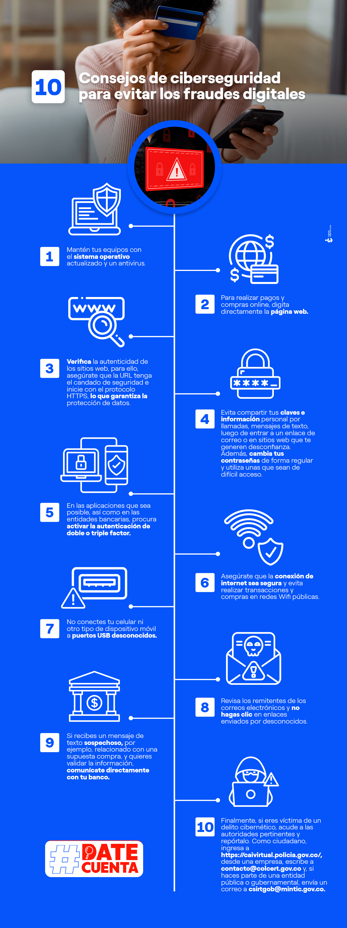 Fraudes digitales: conoce cómo puedes evitarlos | Enel Colombia