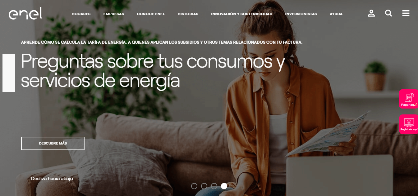 Chat de atención a clientes - enel.com.co